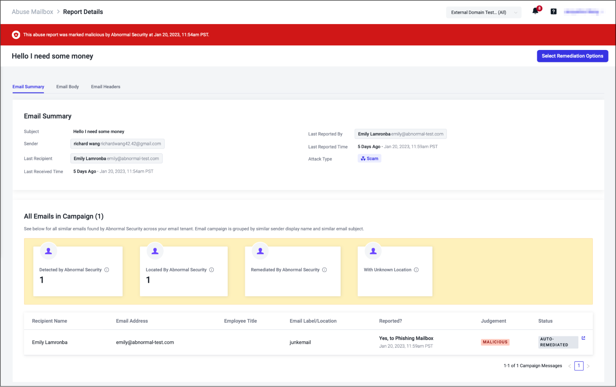Abuse Mailbox Quick Guide