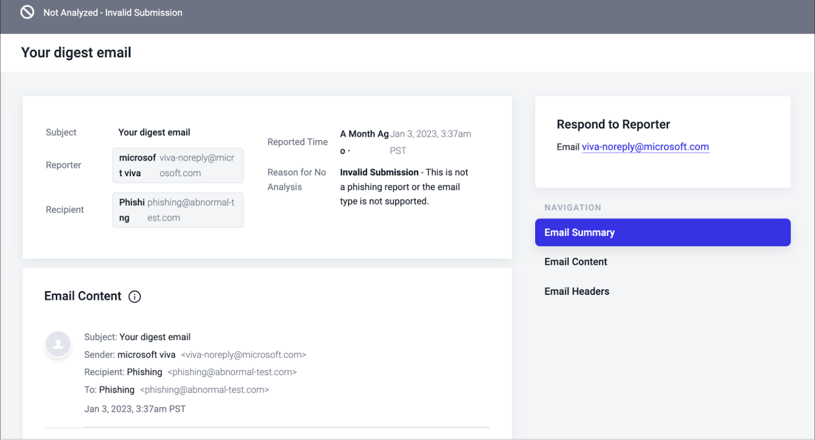 AI Security Mailbox Quick Guide